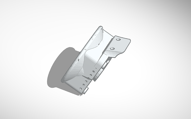 3D design 4020 Fan Velocity Stack with ADXL345 Mount - Tinkercad