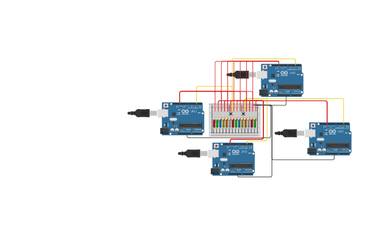 Circuit design Christmas lights 2.O | Tinkercad