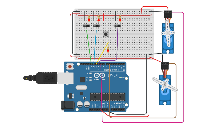 Circuit design Step Gear - Tinkercad