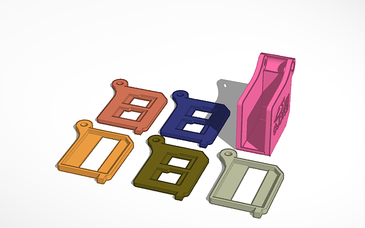 3D design sd card holder - Tinkercad