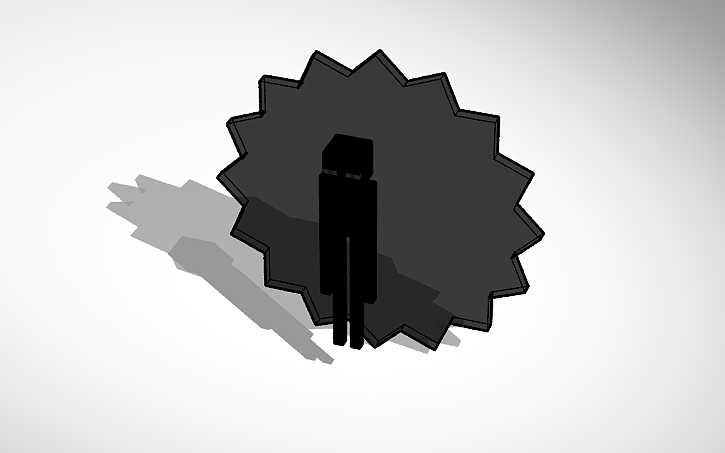 3D design New Minecraft Legend Enderman(Shadow Enderman) - Tinkercad