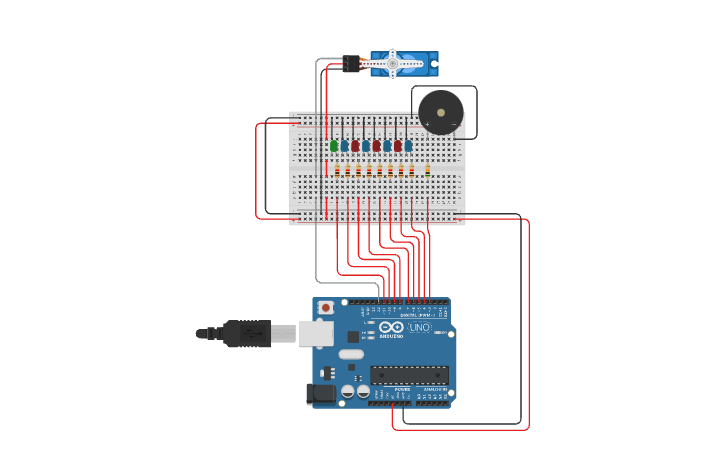 Circuit Design Arduino Tinkercad