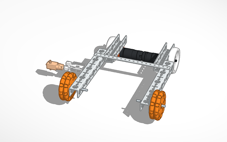 3D design chassis - Tinkercad