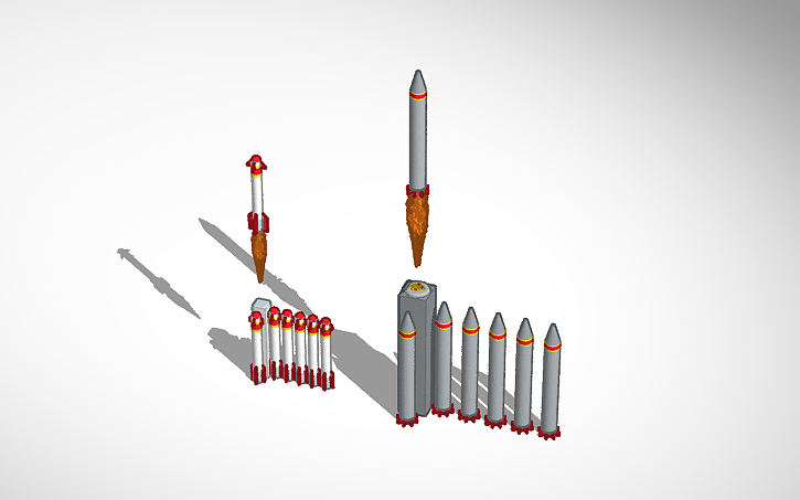 3D design NR new missiles - Tinkercad