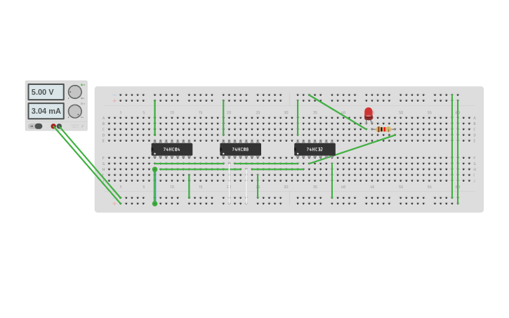 Circuit design Q1 | Tinkercad