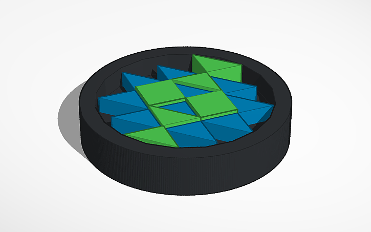 3D design Native American Checkers Piece - Tinkercad