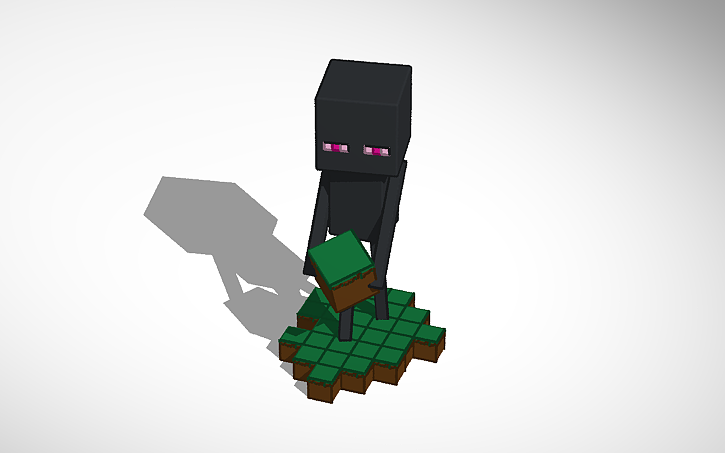 3D design Enderman figure (from Minecraft) | Tinkercad