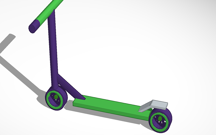 3D design Pro scooter - Tinkercad