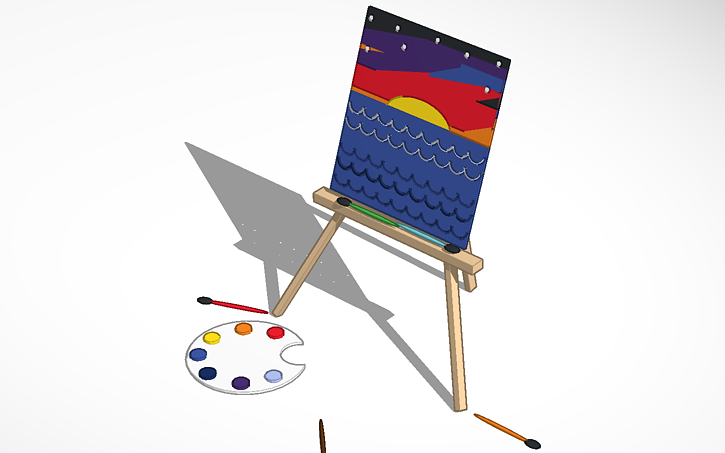 3D design Art (medium: Paint) - Tinkercad