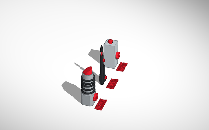 3D design Lip stick, Mascara, Perfume - Tinkercad