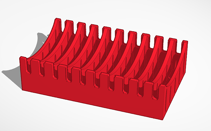 3D design SSD Rack Samsung T7 & T5 drive holder` - Tinkercad