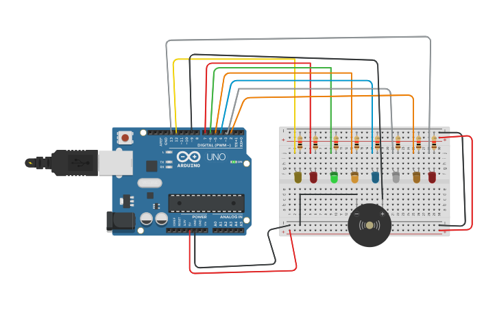 Circuit design Lab 7 Level 3 - Tinkercad