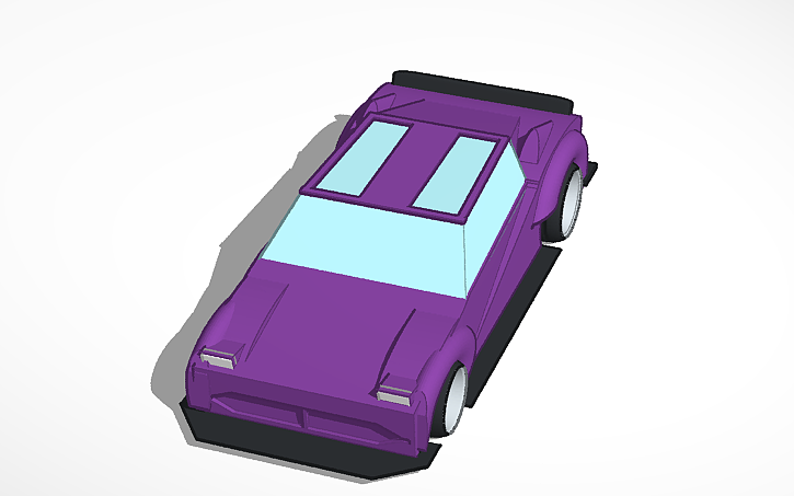 3D design Eiko RS Widebody kit custom - Tinkercad