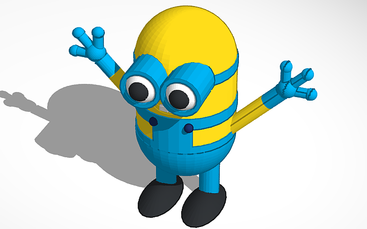 3D design Minion - Tinkercad