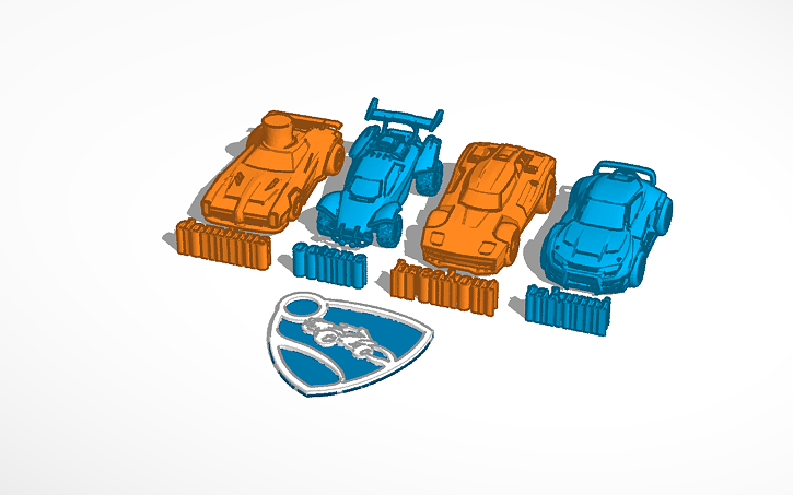 3D design rocket league cars - Tinkercad