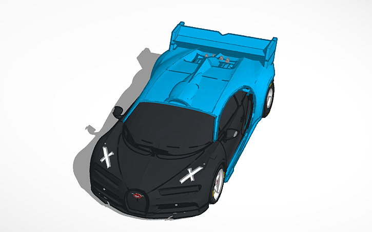 3D design Bugatti Bolide Kit Car - Tinkercad