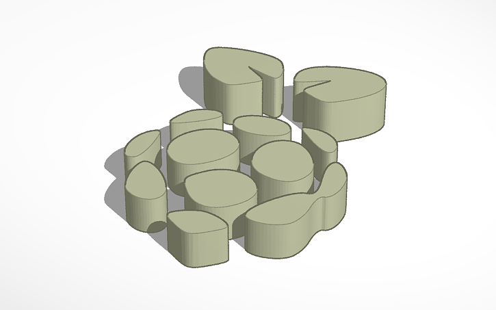 3D design raspberry logo - Tinkercad