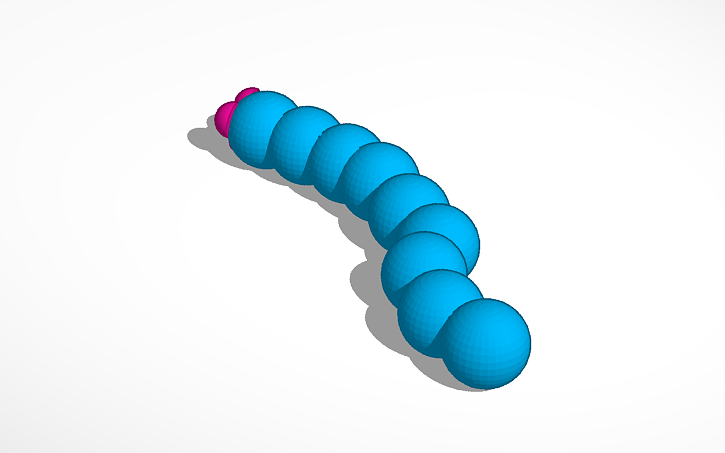 3D design my wiggly worm - Tinkercad