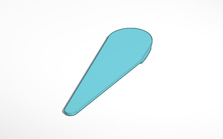 3D design blade 333 - Tinkercad