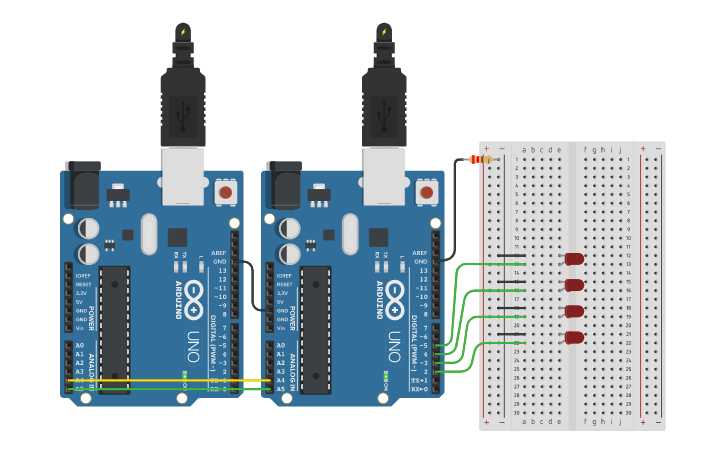 Circuit design Ejercicio 2. Lab 4 | Tinkercad