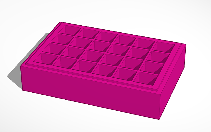 3D design Lipstick box - downside | Tinkercad