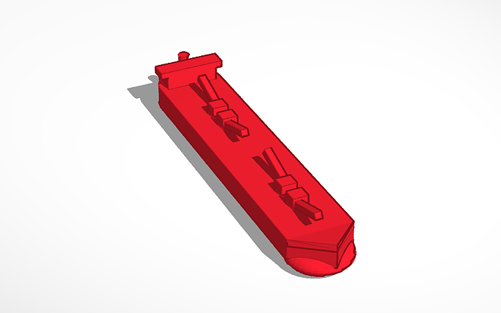 3D design oil tanker - Tinkercad