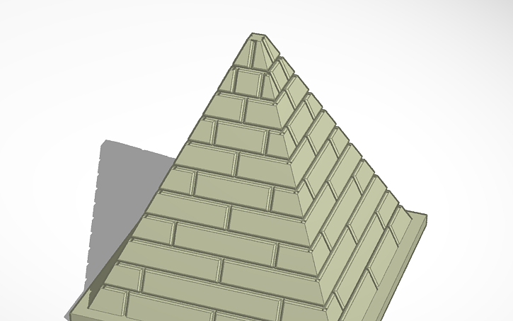 3D design Pyramids - Tinkercad