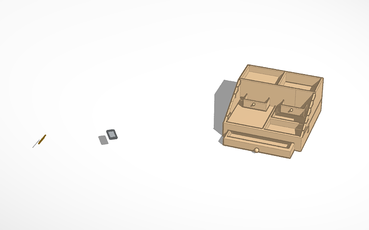 3D design Desk Tidy - Peter | Tinkercad
