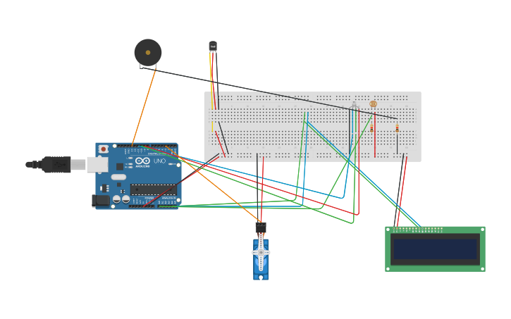 Circuit Design Robotics Greenhouse Project Tinkercad