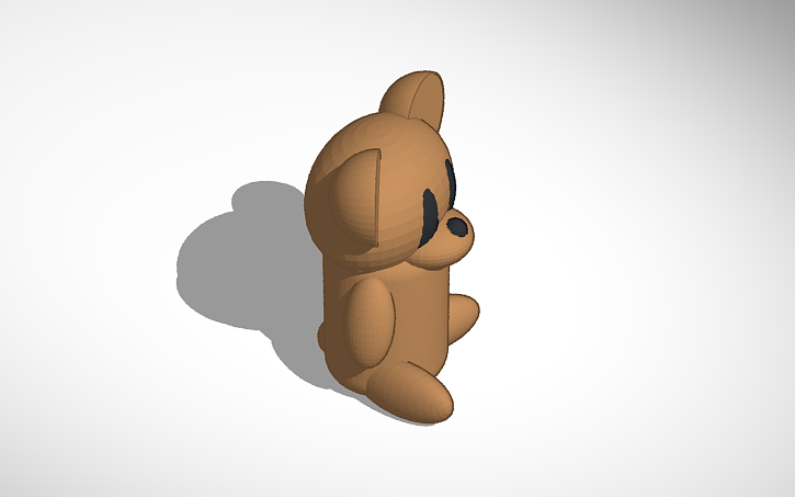 3D design teddy bear | Tinkercad