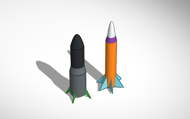 3d Design Rocket Design V2 Estes C6 5 Tinkercad