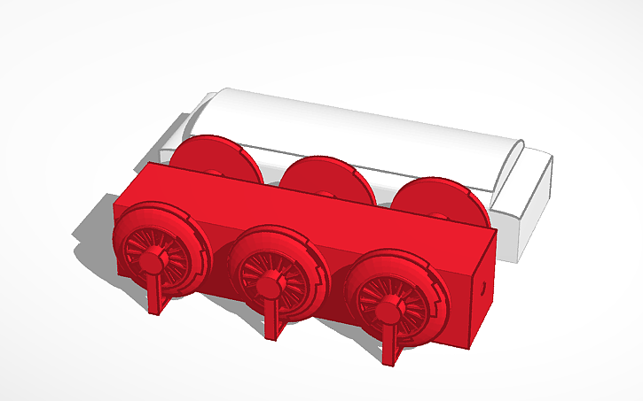3D design Diesel Brake Tender - Tinkercad