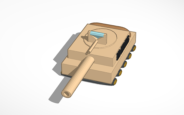 3D design M1 ABRAMS - Tinkercad