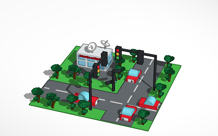 3D design Traffic violation solution - Tinkercad