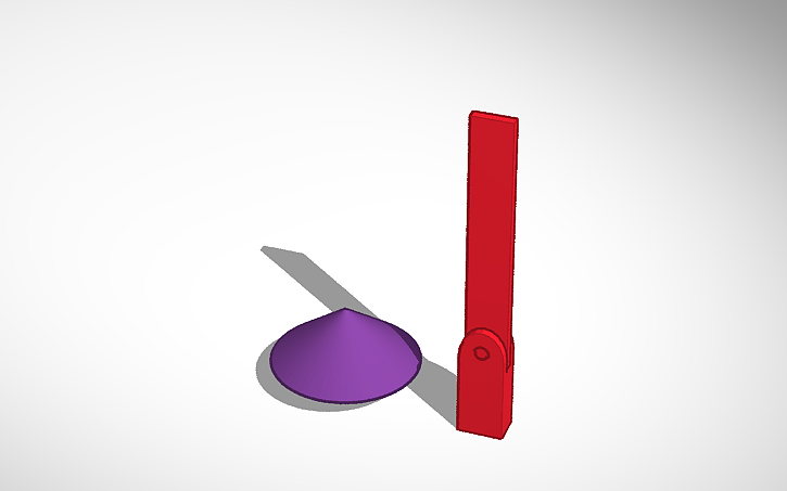 3D design Railroad Crossing Gate - Tinkercad