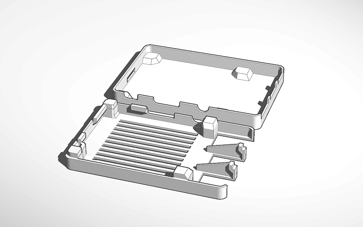 3D design Raspberry Pi 2 Case - Tinkercad