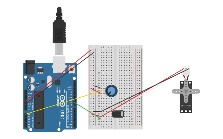 Circuit design Mood Cue - Tinkercad