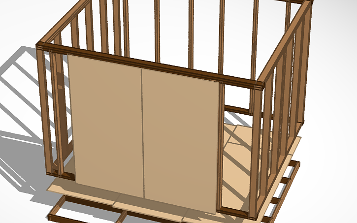 3D design Shed - Tinkercad