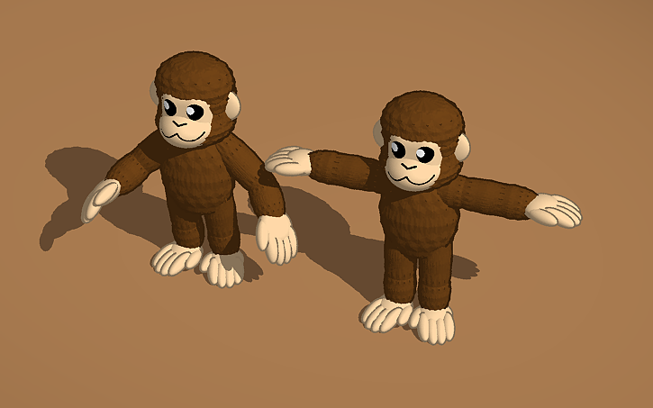 3D design Monke - Tinkercad
