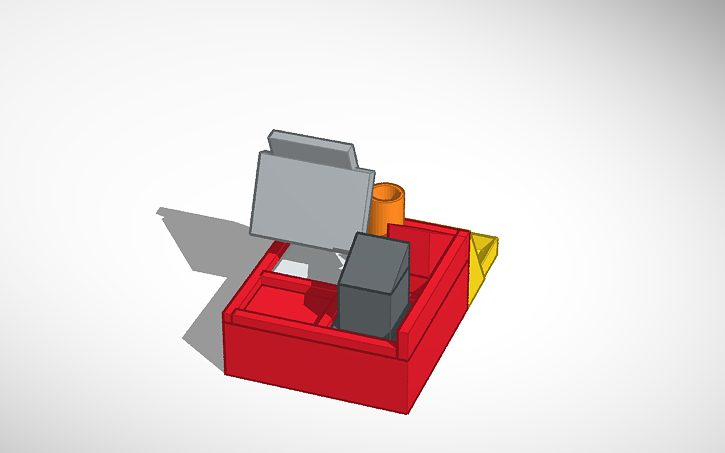 3D design Clover POS Shroud - Tinkercad