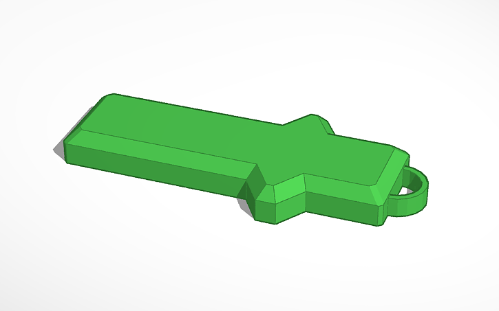 3D design Pyra/Mythra Core crystal - Tinkercad