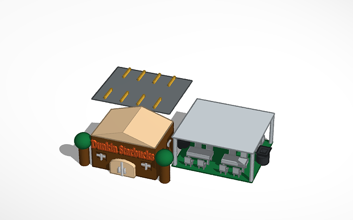 3D design CG Coffee Shop Design | Tinkercad