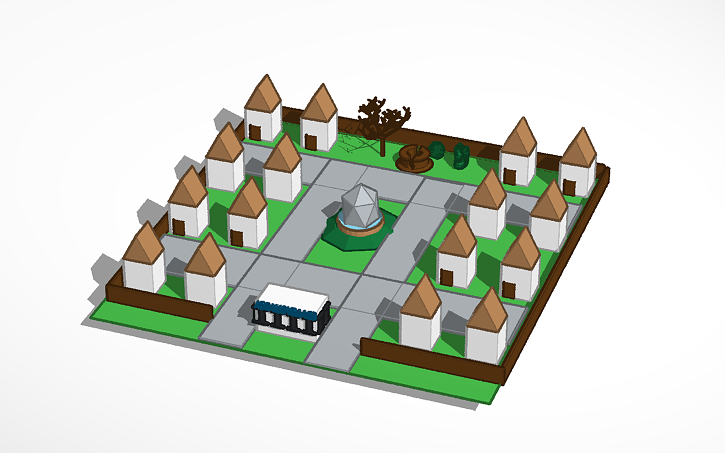 3D design village - Tinkercad