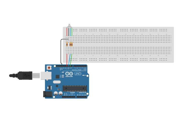 Circuit Design Arduino Rgb Light Tweaked Tinkercad