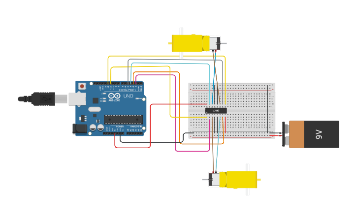 Circuit design Prática 7 | Tinkercad