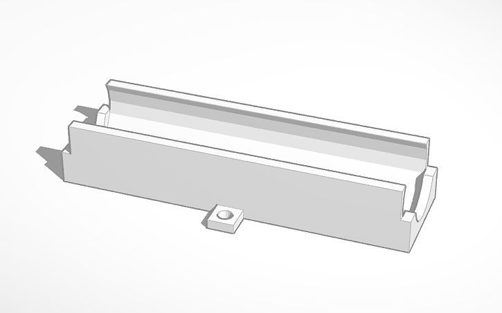 3D design Drawing Robot 18650 battery holder - Tinkercad