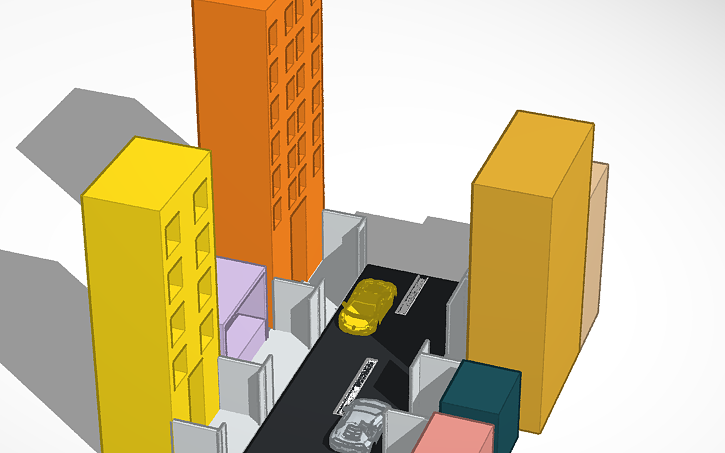 3D design CITY - Tinkercad