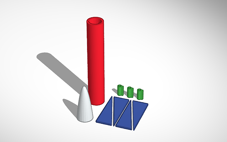 3D design E30 7T Model Rocket | Tinkercad