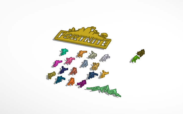 3D design fortnite cool stuff wat is life - Tinkercad