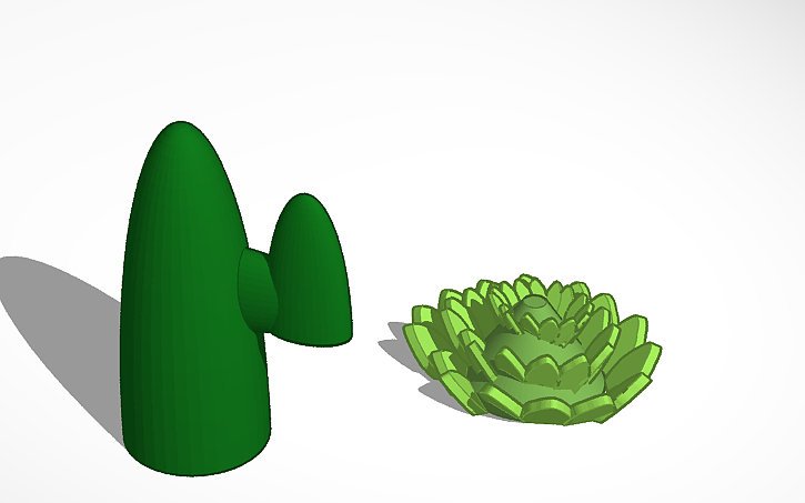 3D design Cactus - Tinkercad